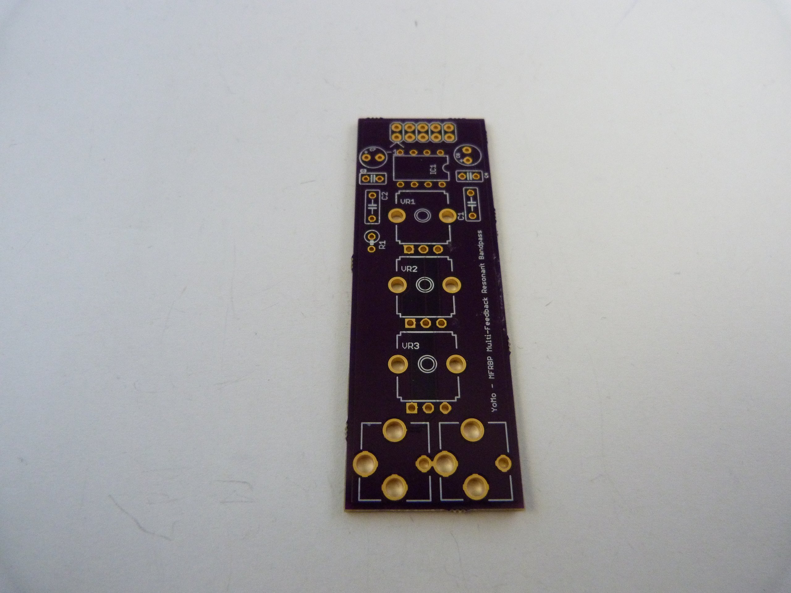 Multiple Feedback Resonant Bandpass Filter Pcb From Yomo On Tindie